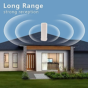 LARSEBEI High Gain 8-18dBi Omni Directional Antenna/Wall Mount Antenna with SMA Male/Dual TS9 3G/4G/LTE/5G for Verizon, AT&T, Router, Mobile Hotspot and Wireless Home Phone (600-3800 MHz)