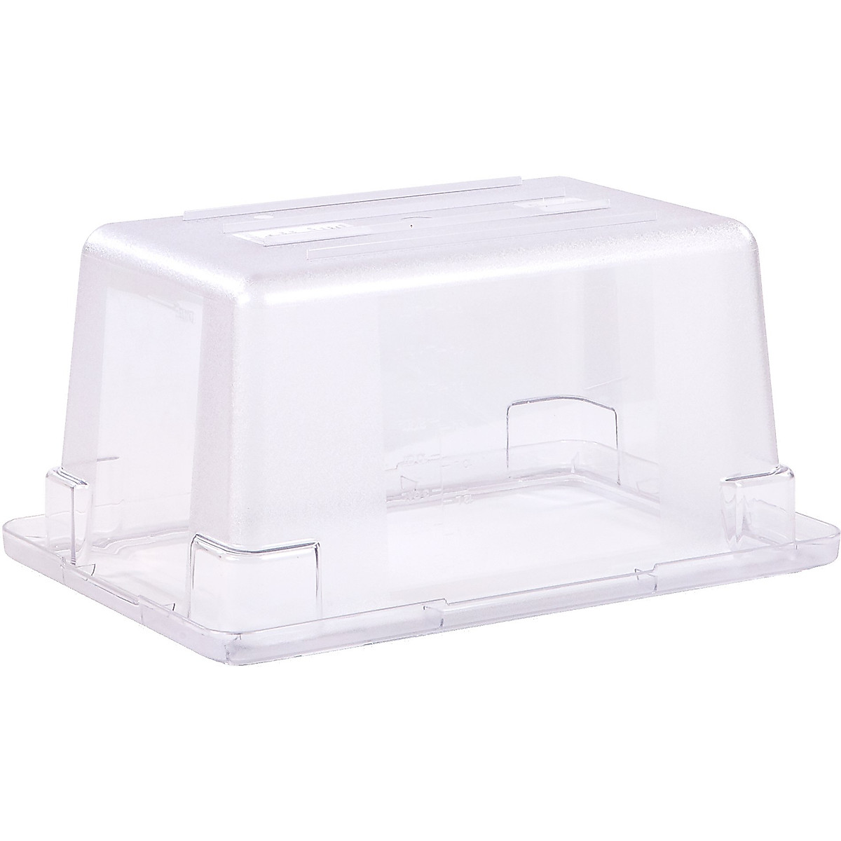 CFS 1061207 StorPlus Stackable Food Storage Container, 5 Gallon Tall, Clear
