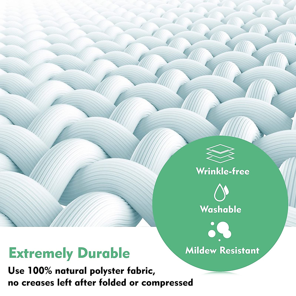 72 and 150 inch Projector Screen, Taotique 4K Movie Projector Screen 16:9 HD Foldable and Portable Anti-Crease Indoor Outdoor Projection Double Sided Video Projector Screen for Home, Party, Office