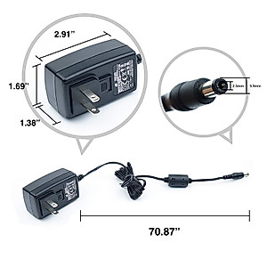 Plustek Power Adapter 15V 1.2A for OpticFilm 8100, 8200i SE, 8200i Ai, 8300i, 7400,7500 and 7600 Series use.