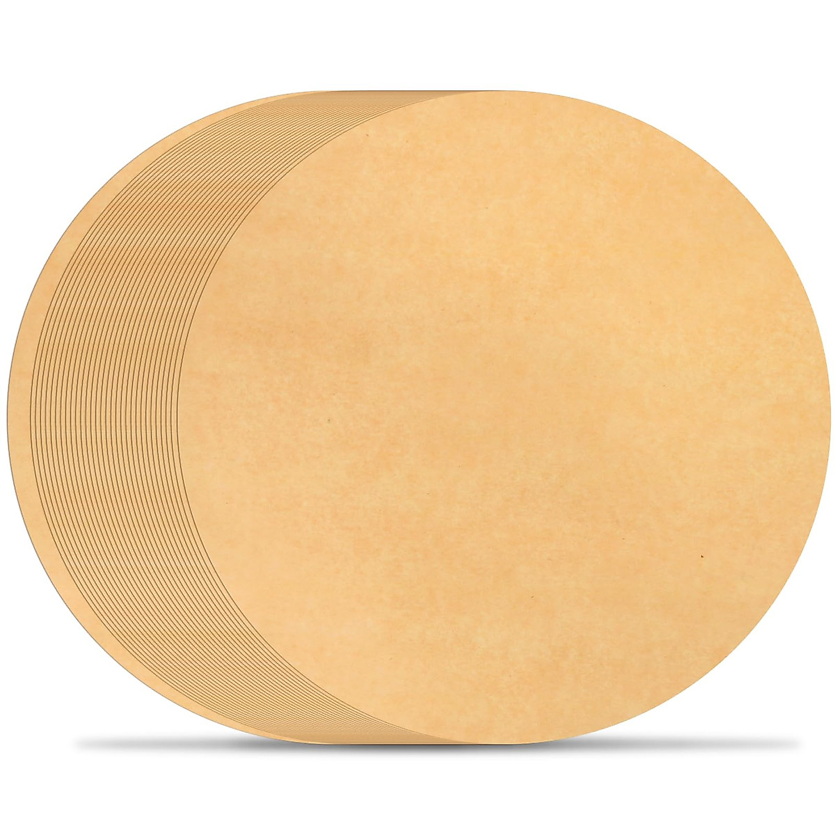 BYKITCHEN 8 Inch Parchment Paper Rounds, Non Stick Parchment Paper Sheets for Baking, Pre-cut Round Parchment Paper for Cake Pan, Tortilla Press, Quesadilla Maker, Springform Pan and More(Set of 100)