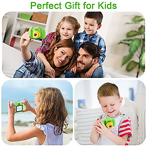 GKTZ Toys for Girls Age 3-8, Kids Camera Digital Video Toddler Camera Children Camcorder Birthday Gifts for 3 4 5 6 7 8 Year Old Girls with 32GB SD Card