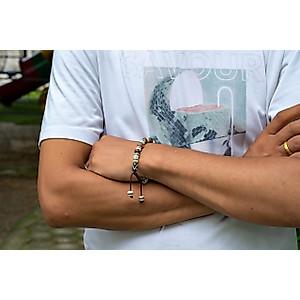 Hands Of Tibet Embedded Medicine Bracelet Yoga Healing Beads Adjustable Wrist Mala Many Color Choices (Multi)