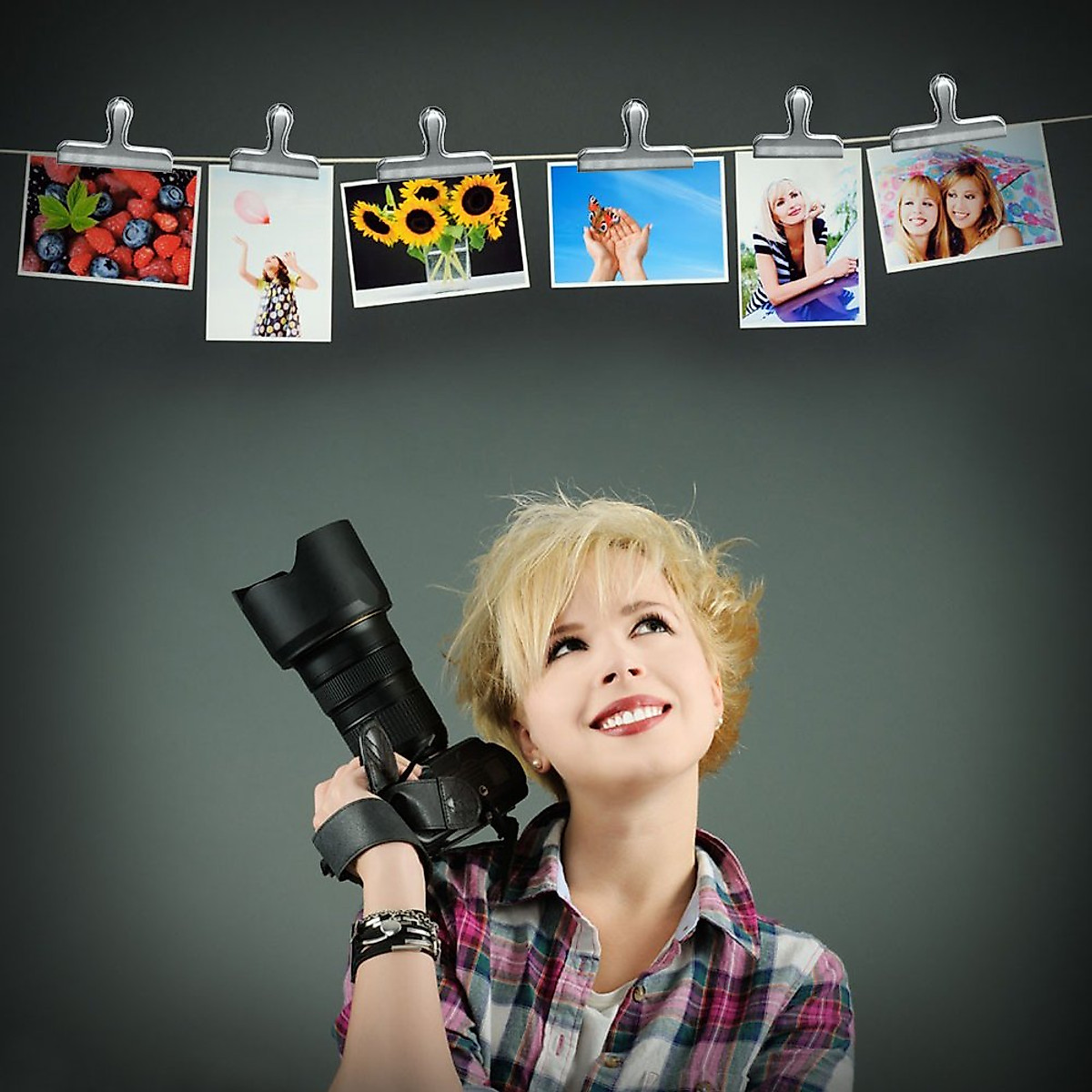 10 Pack Stainless Steel Chip Bag Clips, 3 inch and 4 inch Width, Danzix Durable Paper Seal Grip for Coffee Food Bread Bags, Kitchen Home Usage, 6 Small and 4 Large - Sliver