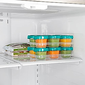 OXO Tot Baby Blocks Freezer Storage Containers 2 Oz - Teal