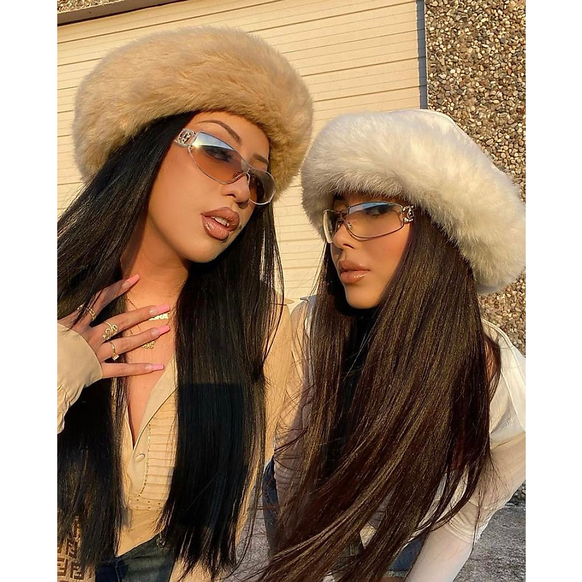 Y2k Sunglasses Womens Glasses Silver Shades Metal Wire Frame Oval Sun Glasses for Women Trendy 2000s 90s shield Retro Eyewear