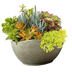Classic Home and Garden Arc Pot 12" - Stone