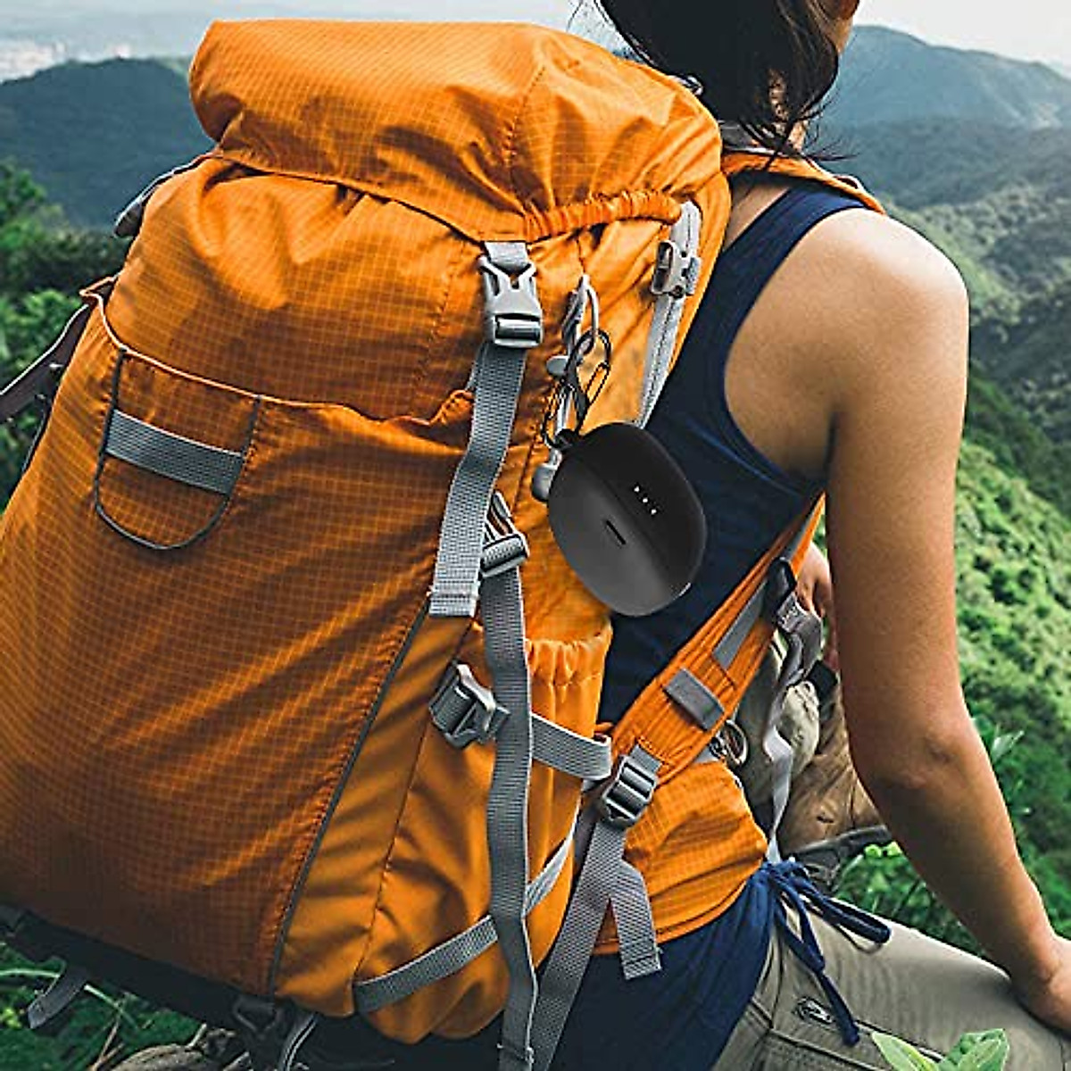 Ankersaila Soft Silicone Case Compatible with Anker Liberty 2 Pro, Scratch/Shock Resistant Protective Case Cover (Black)