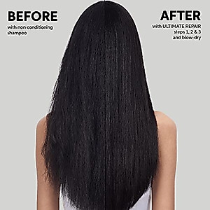 Wella Professionals ULTIMATE REPAIR Set, Lightweight Shampoo, Nourishing Conditioner, and Luxury Leave-On Hair Repair Treatment for Damaged Hair, The Ultimate Repair Regimen, 3 Unit Set