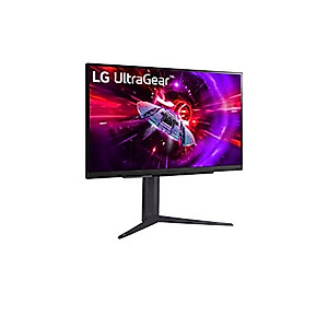 LG 27" UltraGear QHD (2560x1440) Gaming Monitor, 240Hz, 1ms, VESA DisplayHDR 400, G-SYNC and AMD FreeSync Premium, HDMI 2.1, DisplayPort, 4-Pole HP Out DTS HP:X, Tilt/Height/Pivot Stand, Black