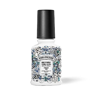 Poo-Pourri Before-You-Go Toilet Spray, Fresh Air, 2 Fl Oz - Jasmine, Fresh Air and Mint & Before-You-Go Toilet Spray, On-The-Go, Travel Size Variety 10 mL