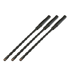 3PCS, 3/16" x 7", SDS Plus Hammer Drill Bits