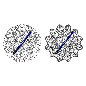 The Art of Mandala 2: Adult Coloring Book Featuring Calming Mandalas designed to relax and calm