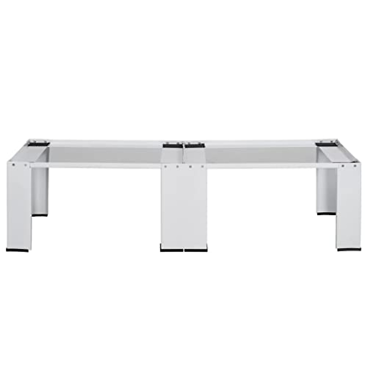 CHARMMA Double washing machine stand,laundry pedestal for washer and dryer without drawer,Raises Your Washer & Dryer,stand steel,Stand Heavy Duty up 440 lb(200kg)