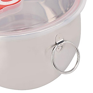 Milltrip 1300ml Stainless Steel Portable Instant Noodle Bowl with Handle and Sealed Lid