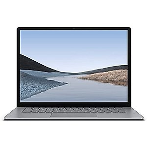 Microsoft Surface Laptop 3 15" Touch 16GB 512GB AMD Ryzen 7 3780U, Platinum (Renewed)