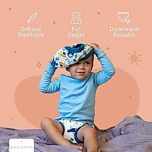Peejamas Daytime Trainers - Comfortable Toddler Underwear for Potty Training - Diaper Replacement Training Pants for Toddlers - Easy-to-Clean Training Pants (6-Pack - Adventure Time - 4T)