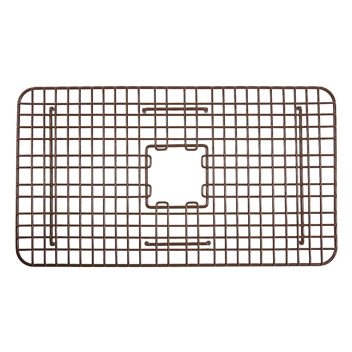 SinkSense Wren 27" x 15" Kitchen Sink Bottom Grid, Antique Brown