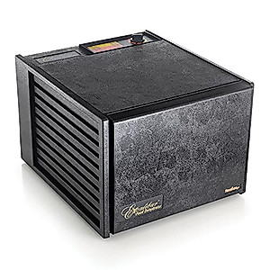 Excalibur 3900B Electric Food Dehydrator Machine with Adjustable Thermostat Accurate Temperature Control and Fast Drying, 600 W, 9 Trays, Black