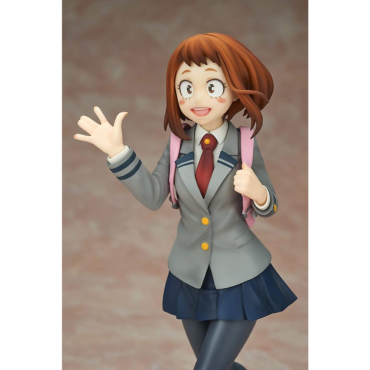Bell Fine My Hero Academia: Konekore: Ochaco Uraraka (Uniform Version) 1:8 Scale PVC Figure, Multicolor