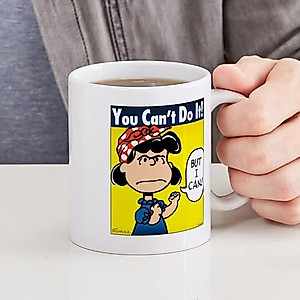 CafePress Lucy The Riveter Ceramic Mug Ceramic Coffee Mug, Tea Cup 11 oz