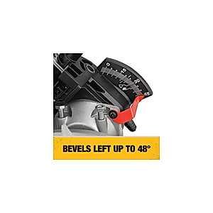DEWALT Miter Saw, Single Bevel, Compound, 10-Inch, 15-Amp (DWS713)