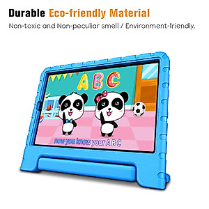 Fintie Shockproof Case for Samsung Galaxy Tab S6 10.5" 2019 (Model SM-T860/T865/T867), Kiddie Series Light Weight Convertible Handle Stand Kids Friendly Cover with Built-in S Pen Holder, Blue