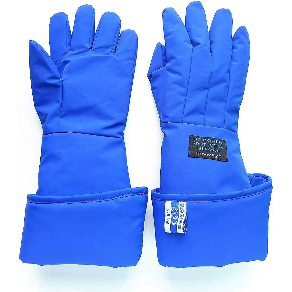 Inf-way Cryogenic Gloves Low Temperature LN2 Liquid Nitrogen Protective Gloves Cold Storage Safety Frozen Gloves