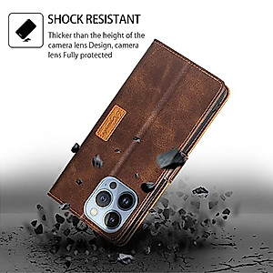 Fansipro Wallet Folio Case for Samsung Galaxy S9 Plus, Premium PU Leather Slim Fit Cover for Galaxy S9 Plus, 2 Card Slots, Friendly Fit, Brown & Golden