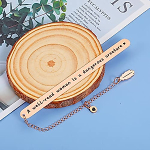 Christmas Gifts for Women Stocking Stuffers for Female Friend Book Lovers Gifts Inspirational Book Marks for Boss Lady Daughter Mom Birthday Valentines Gift for Bookworm Book Club Bookmarks for Her