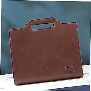 VALICLUD Pu Leather Laptop Bag for Men Messenger Bag Briefcase for Men Male Briefcase Computer Storage Bag