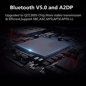 Bluetooth Receiver for Home Stereo RCA, 3.5mm AUX Wireless Audio Adapter for Home and Car Stereo System,NFC-Enabled