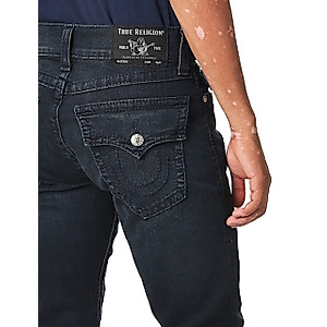 True Religion mens Geno Big T Low Rise Slim Fit With Back Flap Pockets Jeans, Last Call, 36W x 34L US