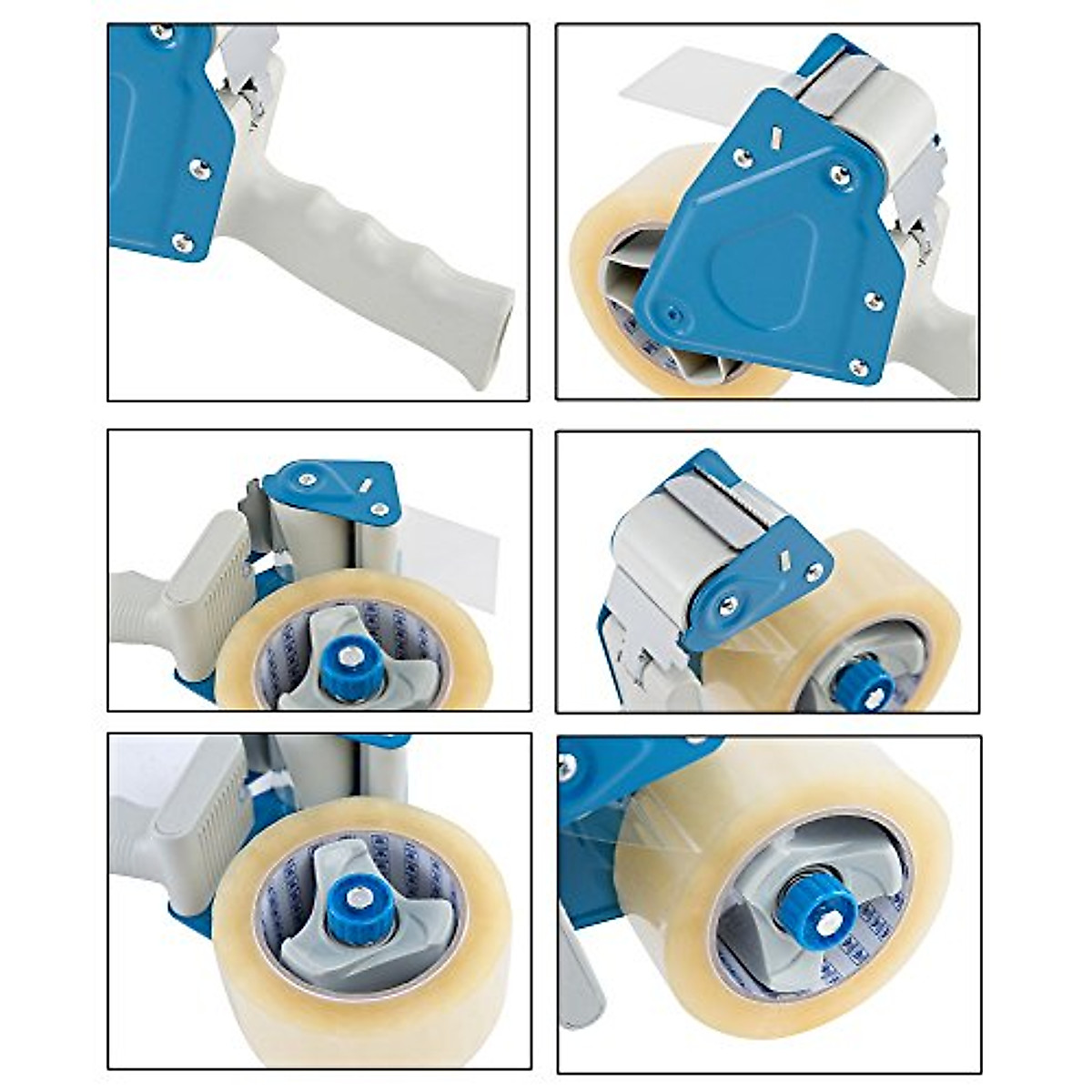 Royal Imports Packing Tape Dispenser, Shipping Tape Gun, Heavy Duty Roller for Box Sealing, Moving, Office, Warehouse, Packaging, Industrial Durable Handheld Tape Cutter - Fits 2" Wide Rolls