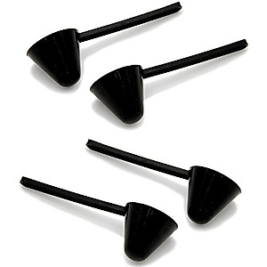 Chef Craft 4 Piece Perfect Coffee Measuring Spoon Scoop, Black