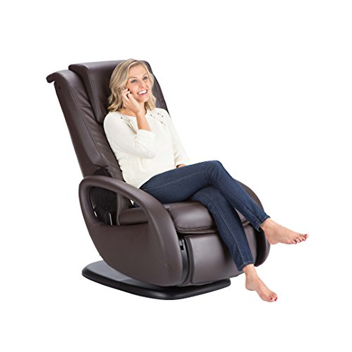 Human Touch WholeBody 7.1 Living Room Recliner Massage Chair - Full Body Professional Grade Personal Massage - Relaxation w Heat for Targeted Stress + Muscle Pain Relief with Foot Calf - Espresso