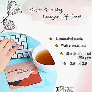 Ariond 31 New Mom Affirmation Cards for Post Partum Self Care with Empowering Messages on the verso of each card | New mom gifts for women after birth, New mom essentials, Postpartum gifts for mom