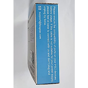 Fasgear PCIe 5.0 GPU Power Cable Sleeved 70cm, 16pin (12+4) 12VHPWR Connector for RTX 3090 Ti 4070Ti 4080 4090, 3x8pin(6+2) PCI-e Male Plugs Compatible for ASUS EVGA Seasonic Modular Power Supply