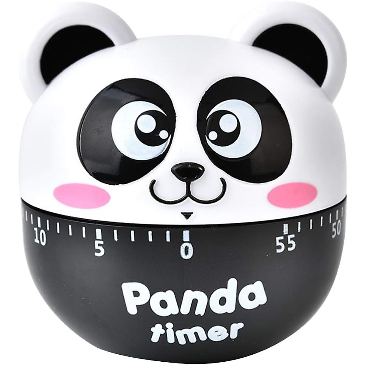 DOITOOL Kitchen Timer Cute Cartoon Animal Countdown Timer Black Panda Bear Cooking Alarm Clock for Cooking Baking Students Sport Game Reminder