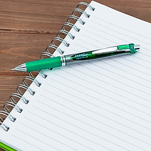 Pentel EnerGel RTX Retractable Liquid Gel Pen, (1.0mm) Metal Tip, Bold Line, Assorted Ink Colors (Red, Blue, Green, Violet)