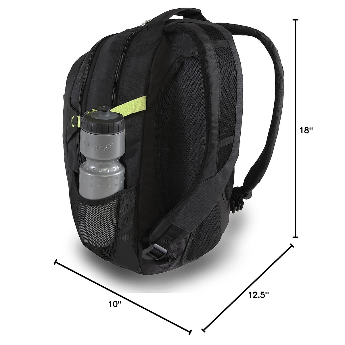 Fila Vertex Tablet and Laptop Backpack, Black, One Size