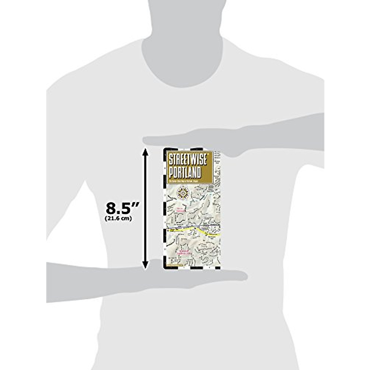 Streetwise Portland Map - Laminated City Center Street Map of Portland, Oregon (Michelin Streetwise Maps)