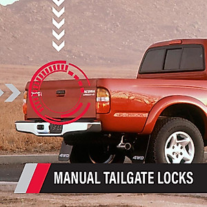 Pop & Lock – Manual Tailgate Lock for Toyota Tacoma, Fits 1995 to 2004 Models (Color Black, PL5100, Standard Lock)
