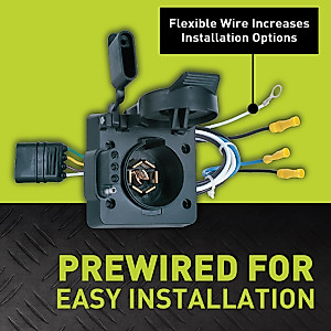 Hopkins 47185 Multi-Tow 4 Flat to 7 Blade and 4 Flat Adapter