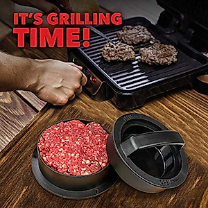 Burger Press Hamburger Patty Maker Stuffed Smash Burgers Mini Sliders Press Kit Nonstick Exultimate