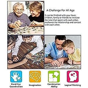Jigsaw Puzzles for Adults Tower-5000piece Jigsaw Puzzle Kids Educational Game Toys Gift for Home Wall Decoration