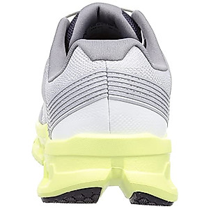 On Women's Cloudgo Sneakers, Frost/Hay, White, Green, 5 Medium US