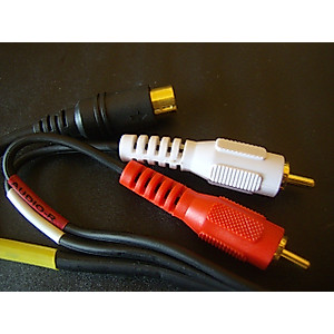 Commodore Video Monitor TV Cable (S-Video + Audio) - C-64/C-128