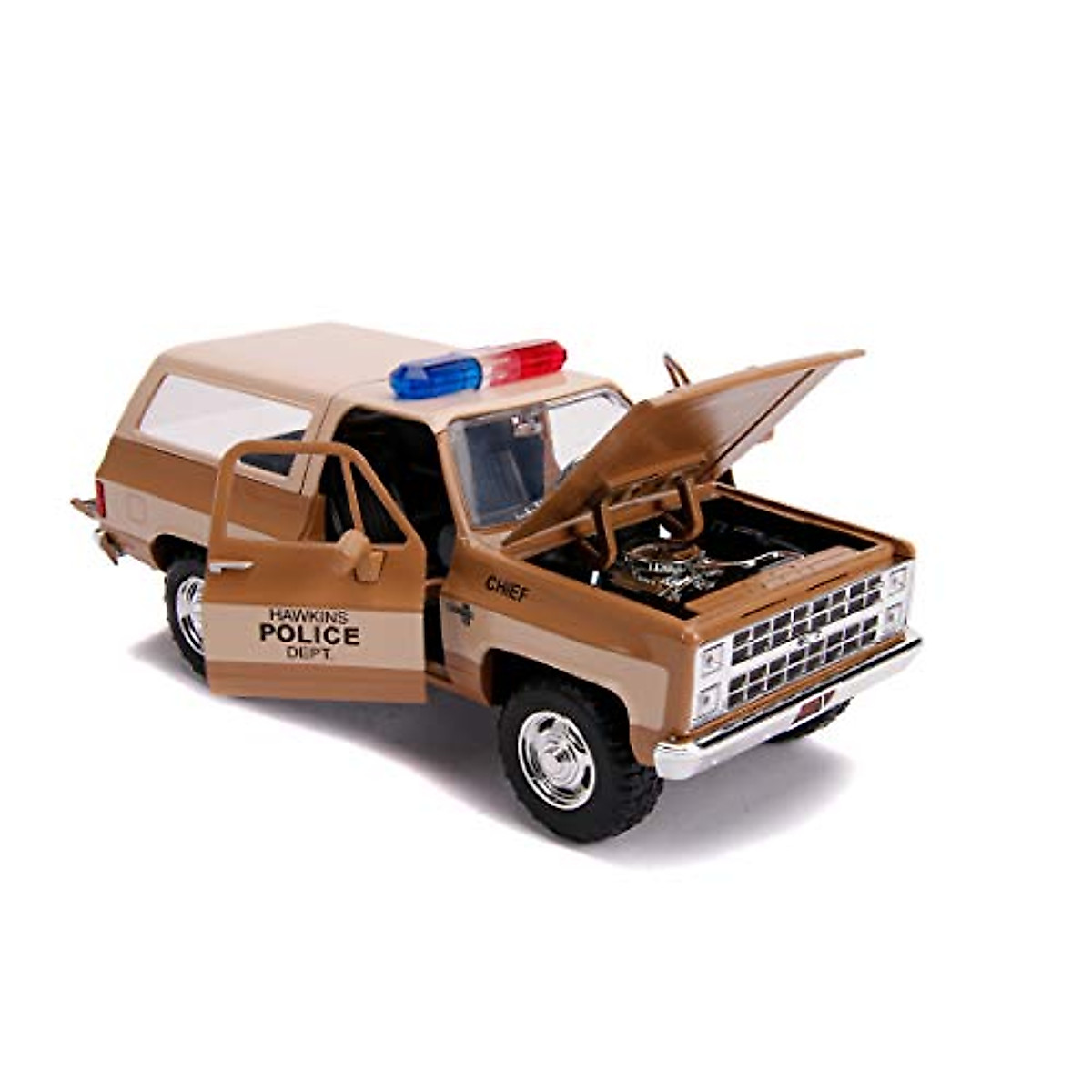 Jada Toys Stranger Things 1980 Die Cast Blazer with Badge Standard, Multi-Colored (JA31111)