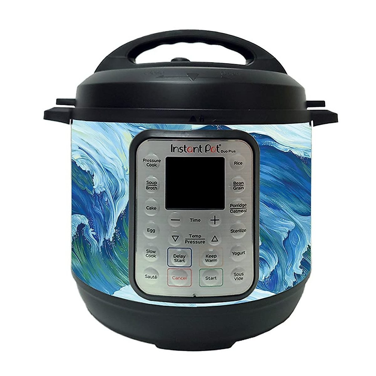 MightySkins Skin Compatible with Instant Pot Duo 6-QT - Perfect Wave | Protective, Durable, and Unique Vinyl Decal wrap Cover | Easy to Apply, Remove, and Change Styles | Made in The USA
